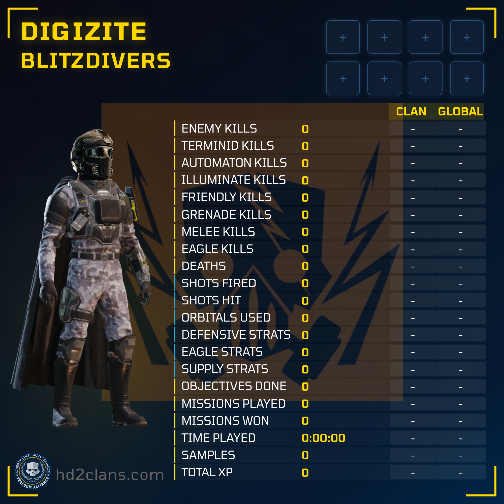 digizite - Player Profile - HD2 Clan Hub